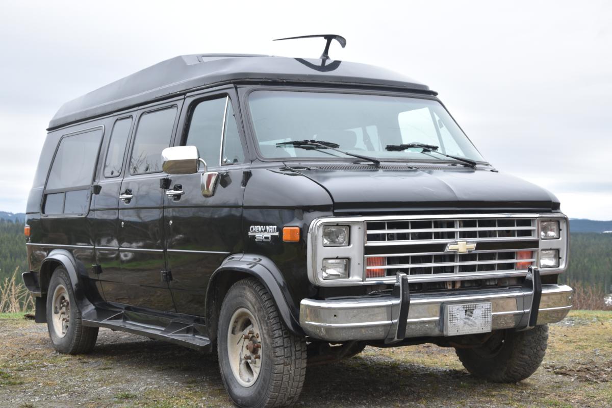 1988 Chevrolet Van Starcraft 5.7L Bensin 3-tr aut, 148000km, Prosjekt