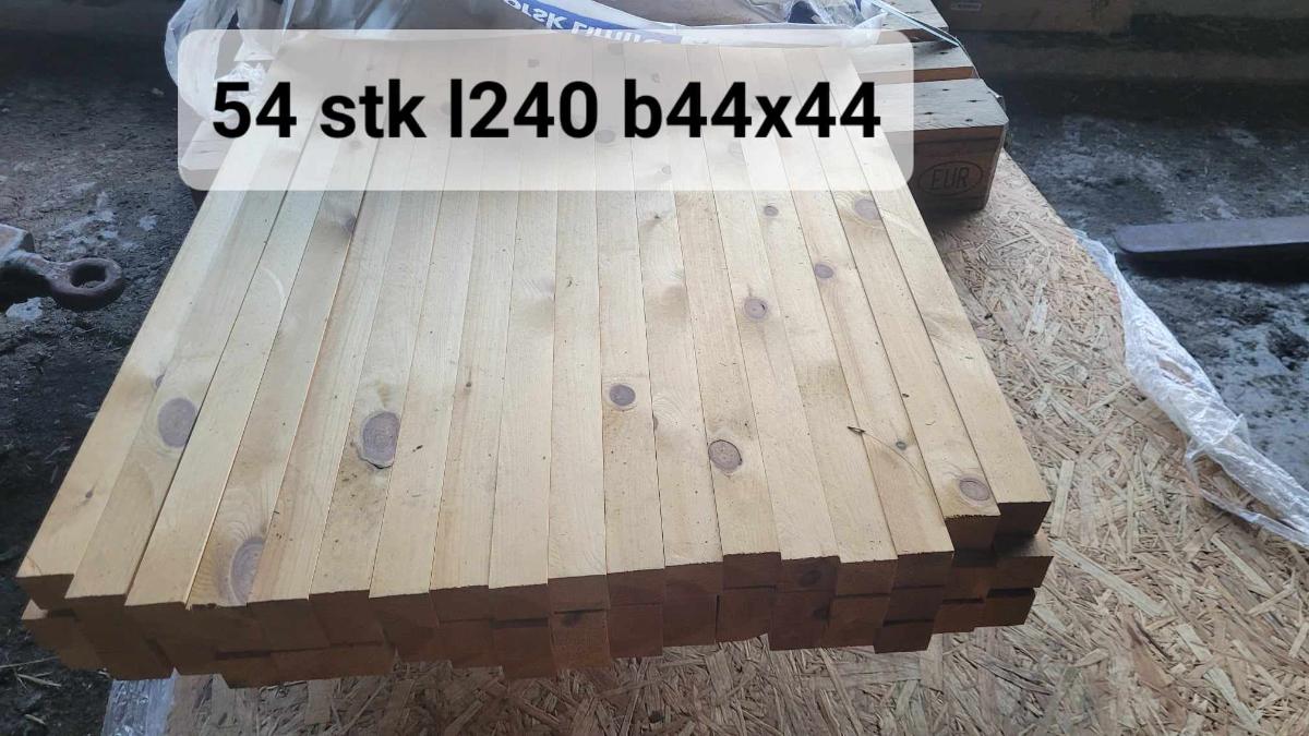 Trelast L240 X B44 X D44 - Spiler, 54 stk