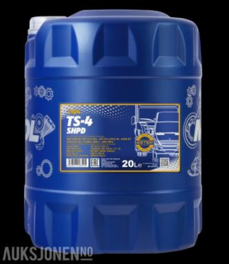 2024 8X20l MANNOL TO-4 Powertrain Oil SAE 10W - 20L CAT HYDRAULIKK