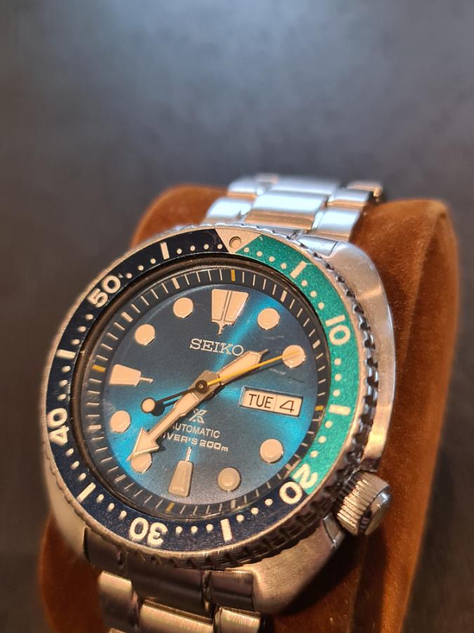 2017 Seiko Turtle Blue Lagoon Limited Edition SRPB11 herreklokke