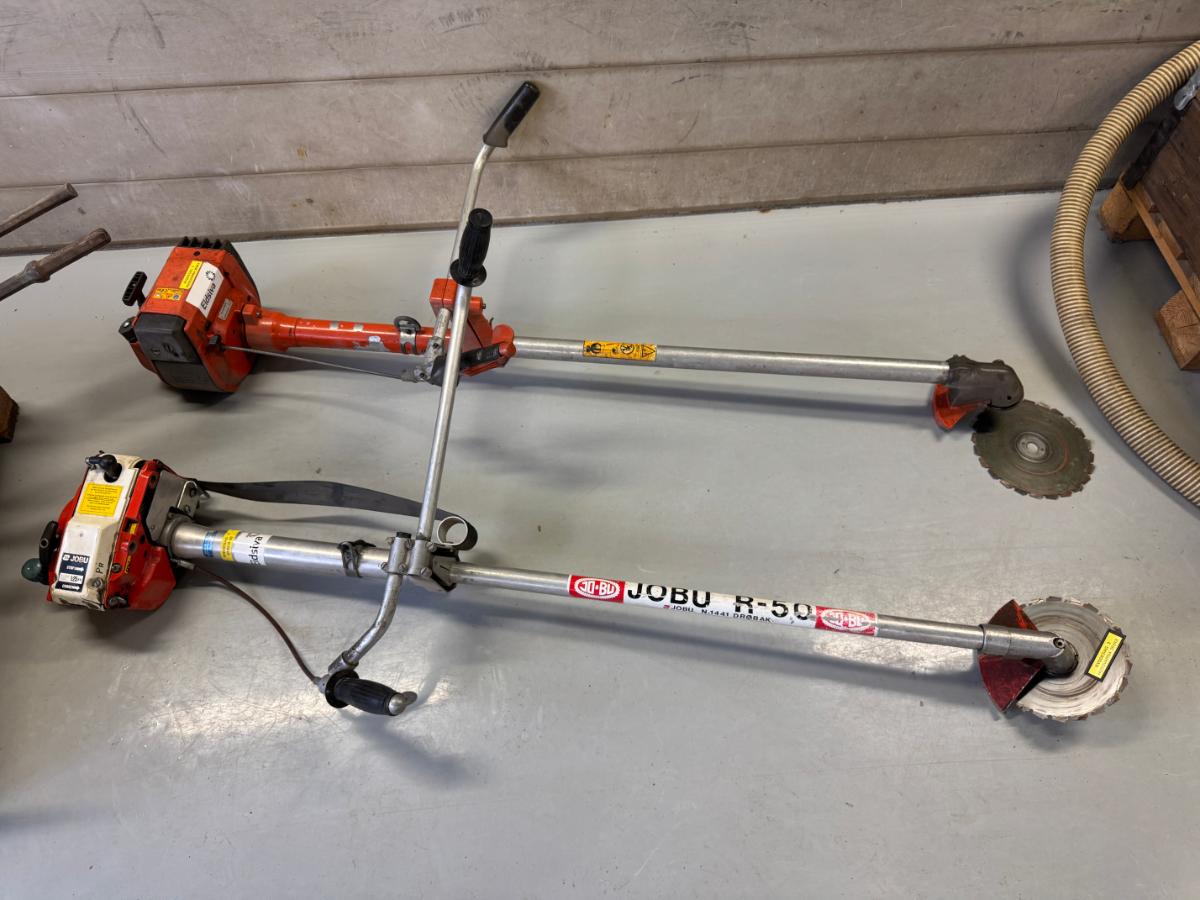 Jobu og Husqvarna 2 stk ryddsager