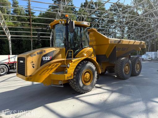 2017 Hydrema 922F 2.55 DUMPER SERVICEHISTORIKK LITE TIMER.