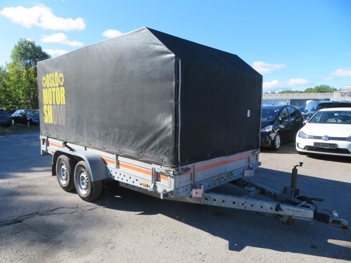 2015 Syland HP2 kapell-/BIL/MC-transporthenger - Totalvekt 3000 kg